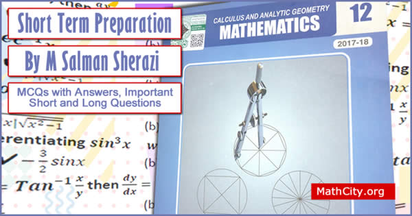 Short Term Preparation FSc 2 - MathCity.org